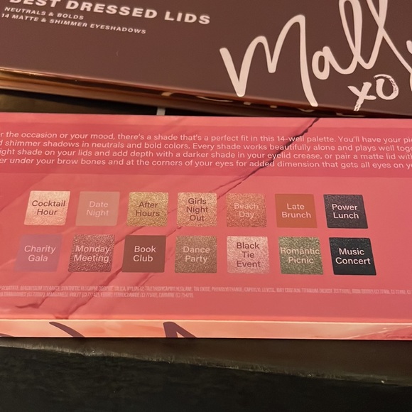 Mally Beauty | Makeup | Mally Beauty Best Dressed Lids Eye Palette | Poshmark